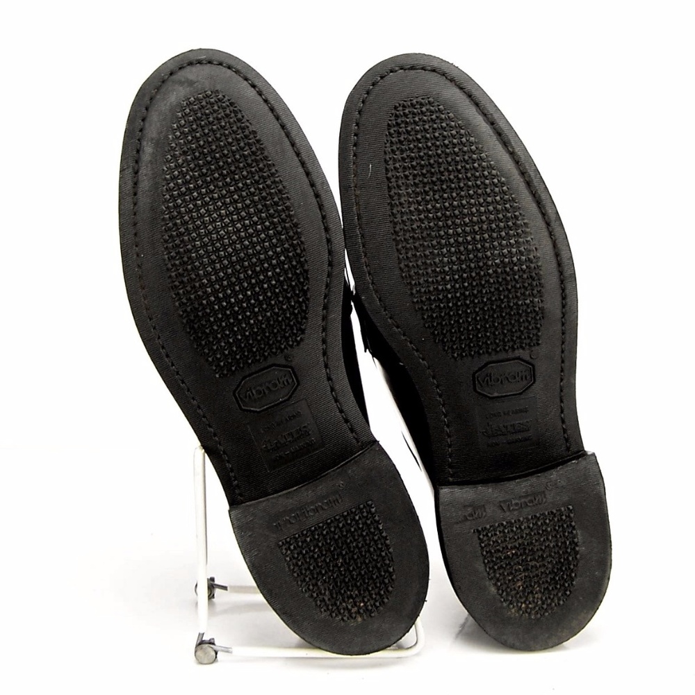 Bates Black Patent Leather Dress Tux, Force Shoes - Gem